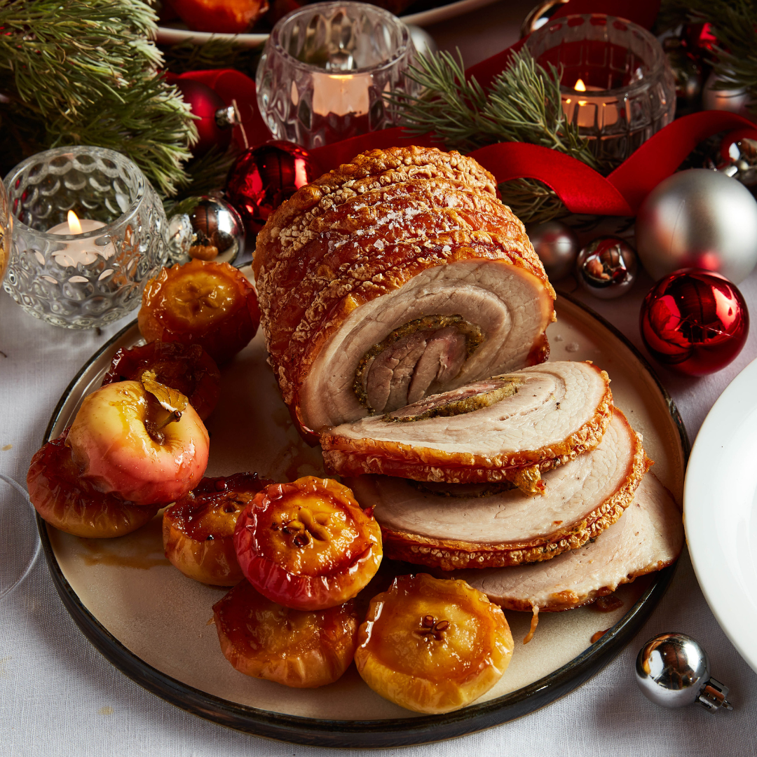 Hand-Tied & Stuffed Porchetta – Christmas by Vic's - The Chef's Butcher